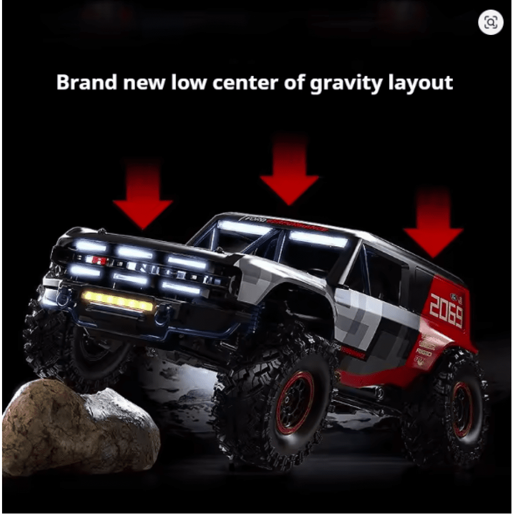 MJX Hypergo1:8 brushless H8P Remote control simulation Ford Bronco Baja ...