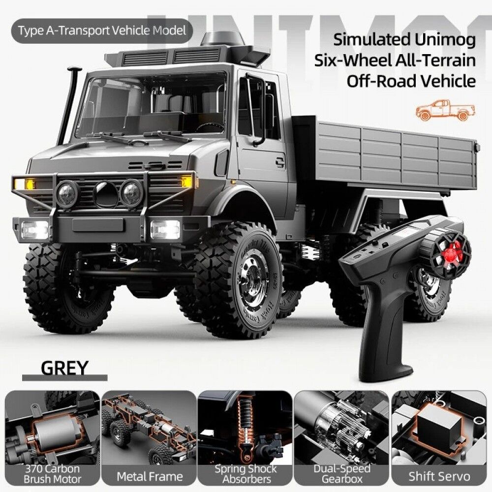 JJRC C8823 Unimog 1/18 6WD RC Car All-Terrain Off-Road Vehicle ...
