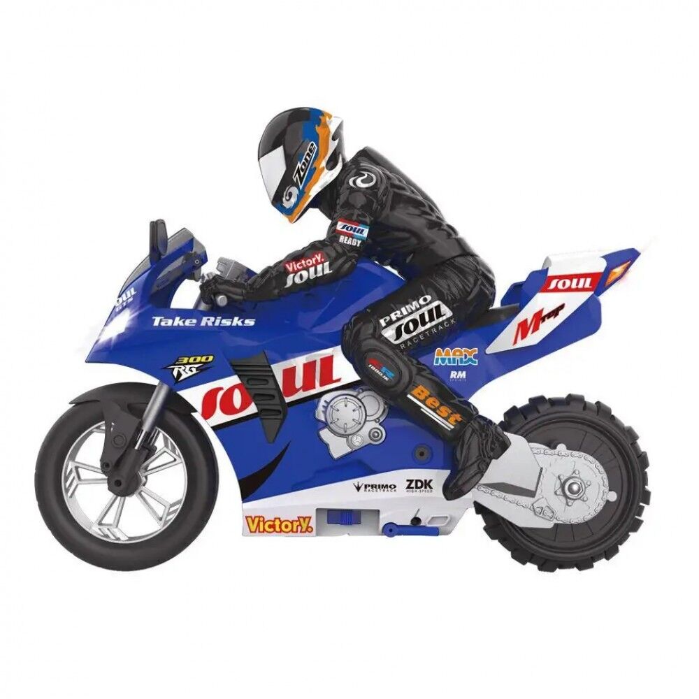 HC-802 Rc Remote Control Motorycle Self Balanced Stunt Bike 1:6 With 6 ...