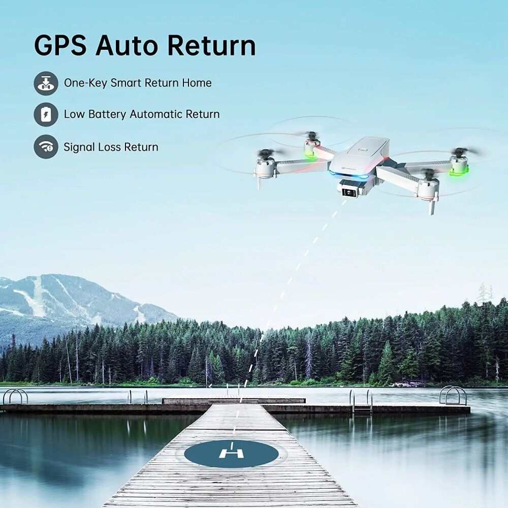 Dynalog GPS Drone With 4K Camera For Adults, DR-DG600C Rc Quadcopter With Auto Return, Follow Me ...