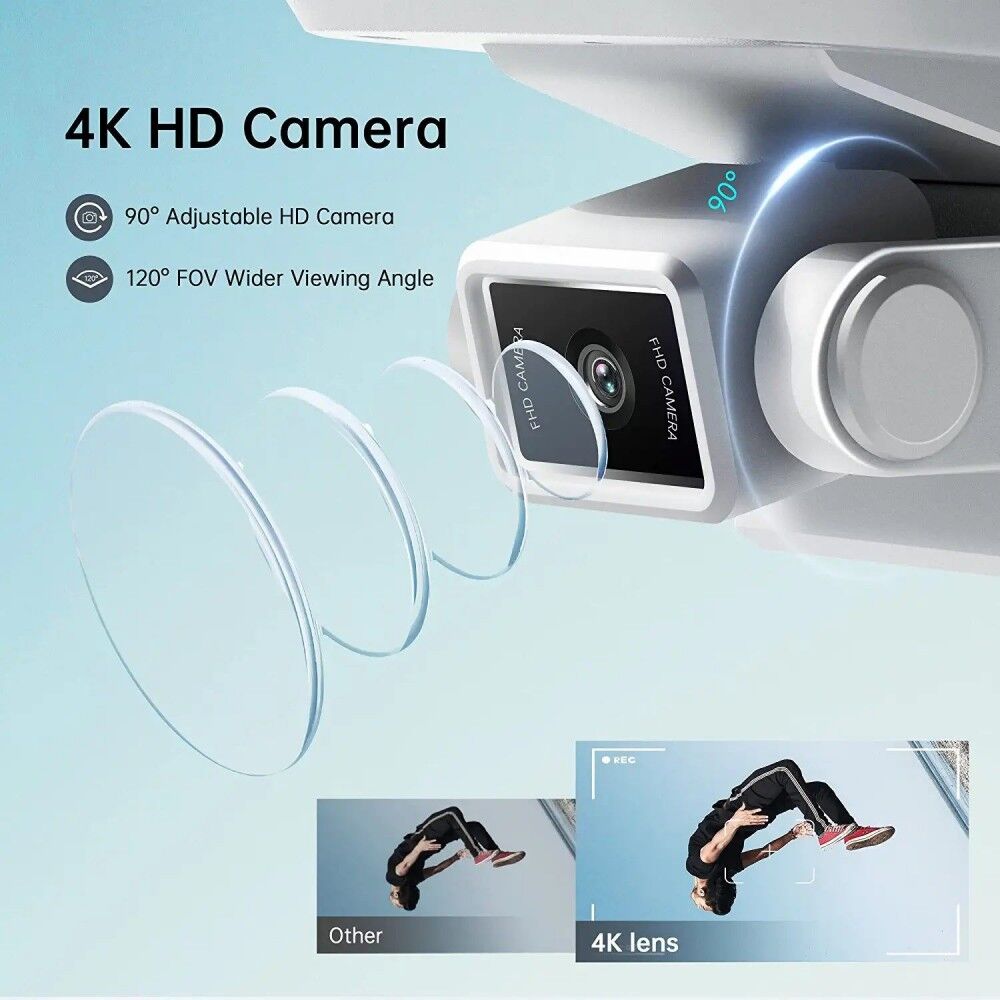 Dynalog GPS Drone With 4K Camera For Adults, DR-DG600C Rc Quadcopter With Auto Return, Follow Me ...