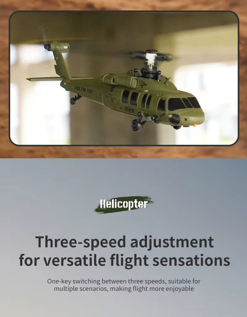 JJRC U9901 RC Helicopter 6CH Brushless Inverted Flight Stunt Remote ...